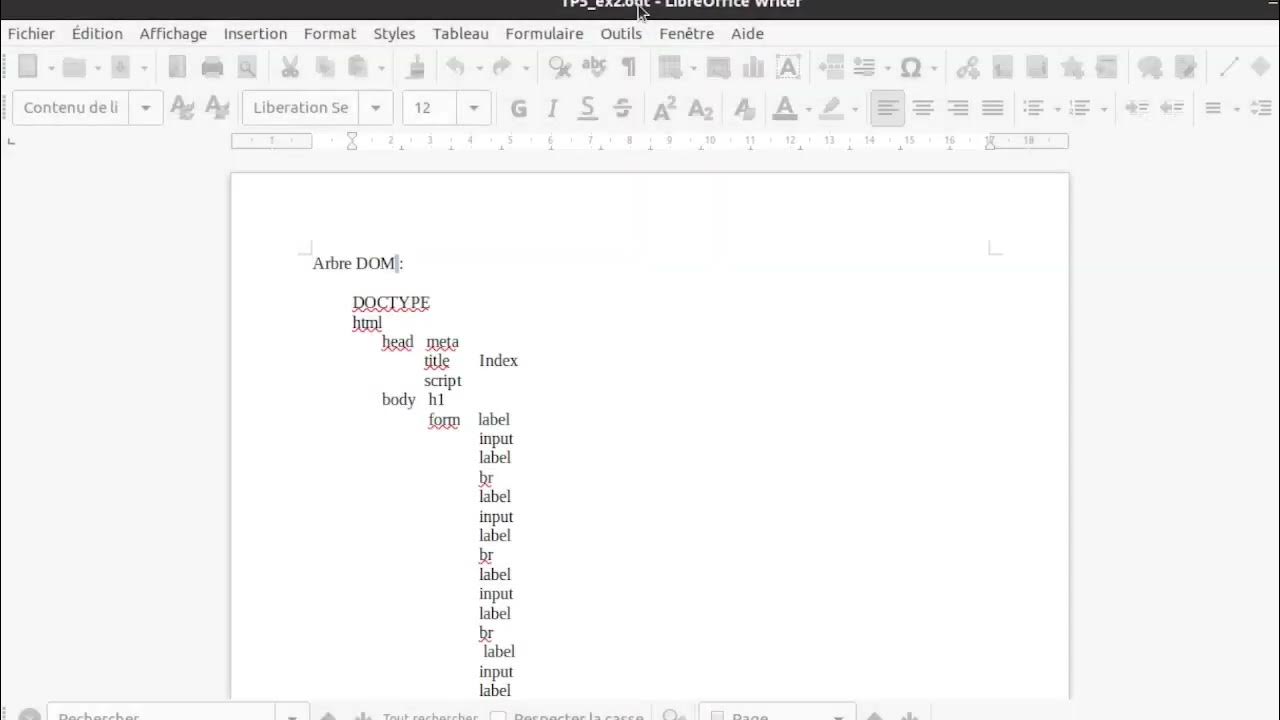Javascript / DOM : exercice 2 (arbre DOM) - YouTube