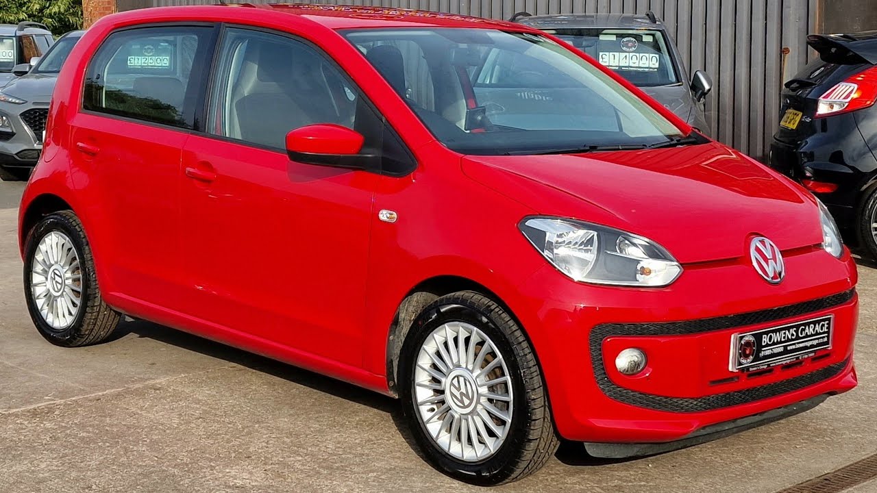 2014 (14) Volkswagen Up! High Up! 1.0 Auto 5Dr in Tornado Red. 47k ...