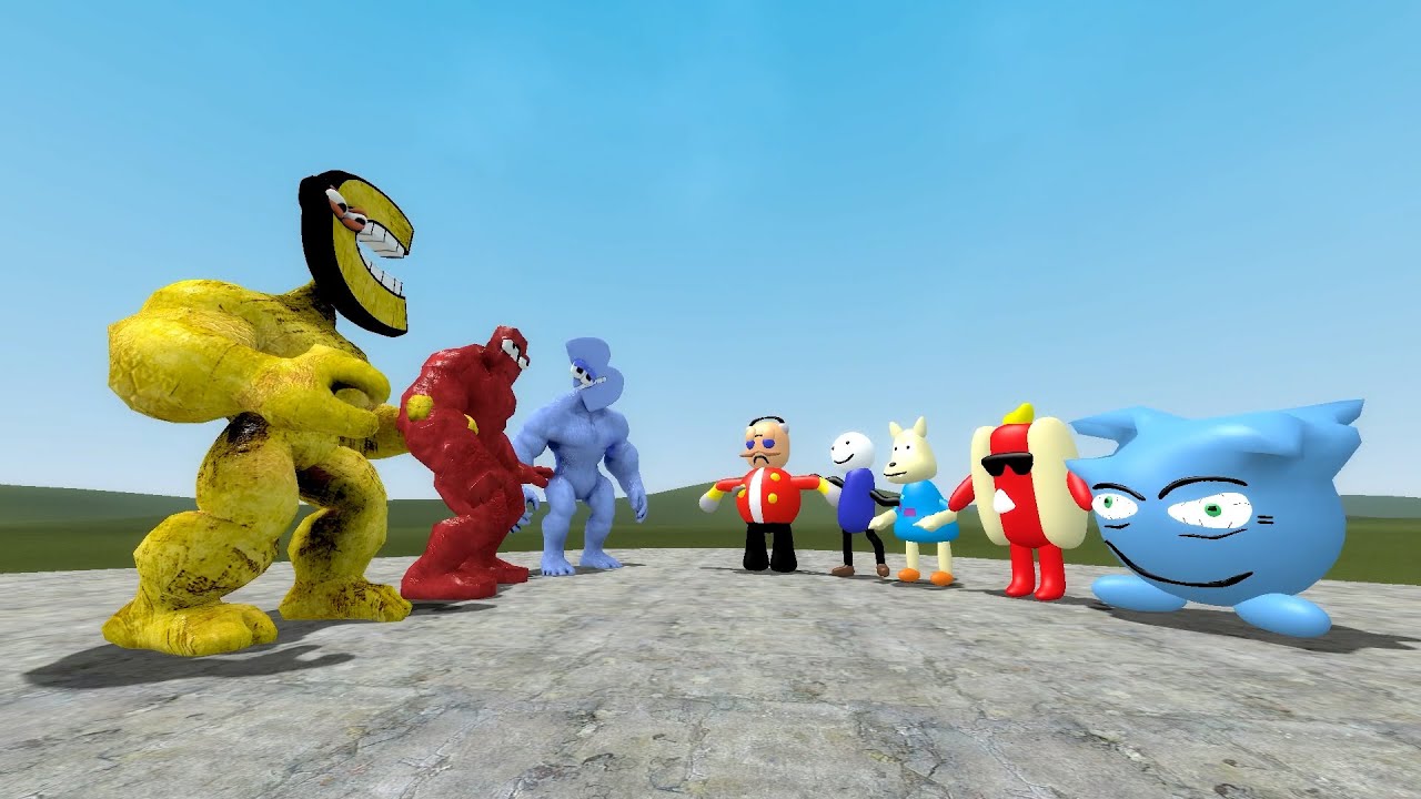 Eternal-Gunslinger's 3D Nextbot Pack in Garry's Mod - YouTube