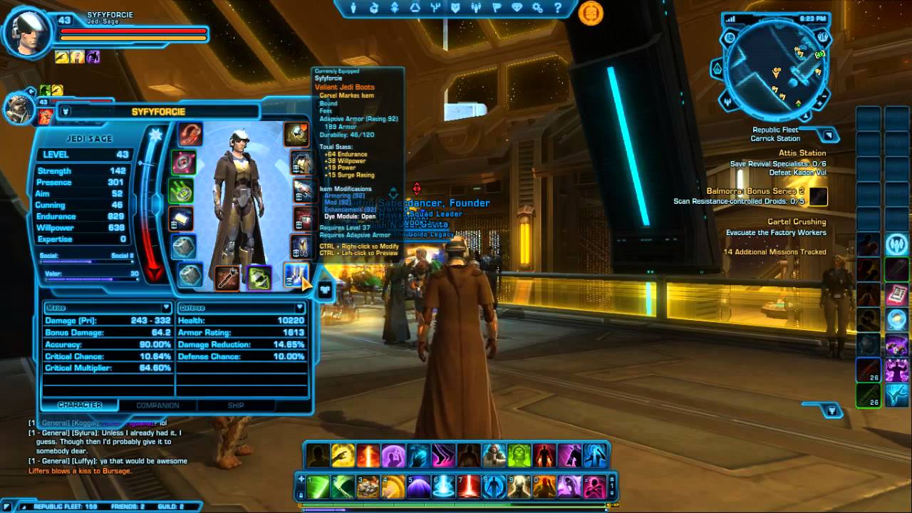 SWTOR Jedi SAGE Level 43 PVP Matches - YouTube
