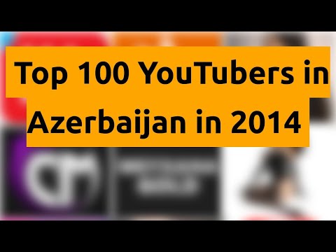 🇦🇿 🇦🇿 🇦🇿 Top 100 YouTubers in Azerbaijan in 2014 🇦🇿 🇦🇿 🇦🇿