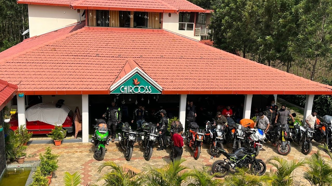Chickmaglur Chirooss Homestay Biker Boyz riding group bangalore - YouTube