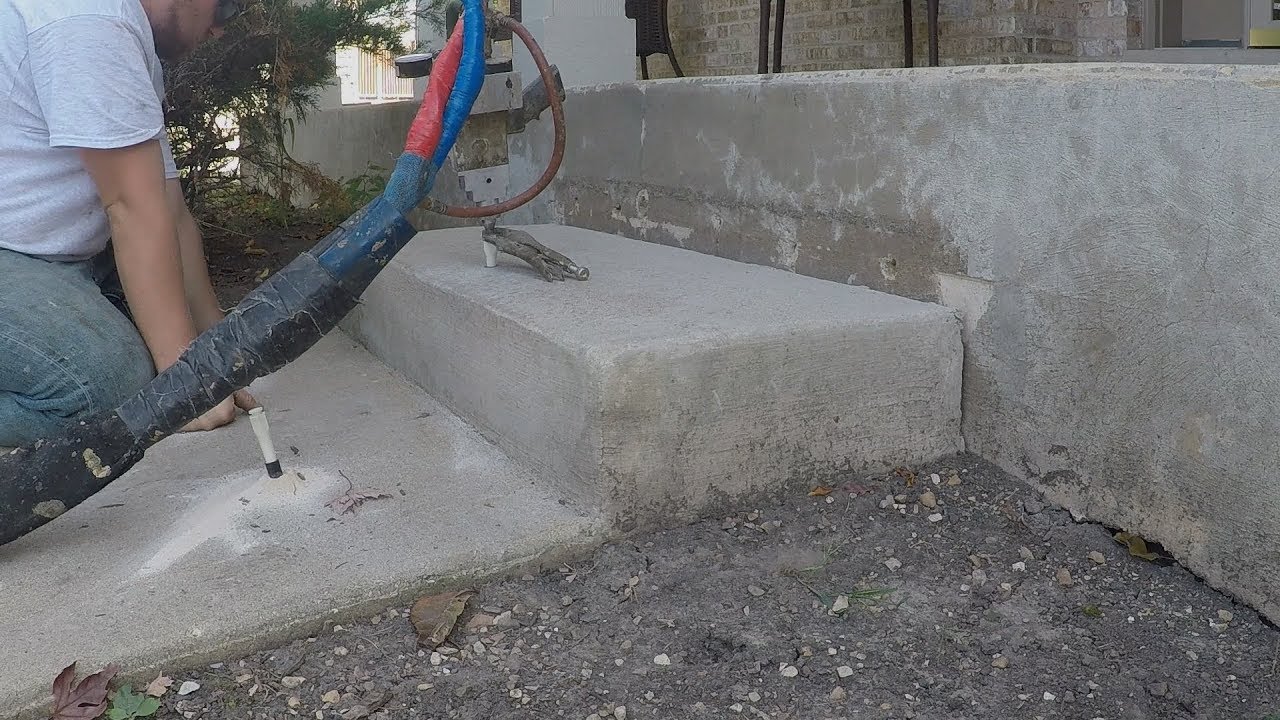 VIDEO: Lifting & Leveling Concrete Porches, Steps & Stoops