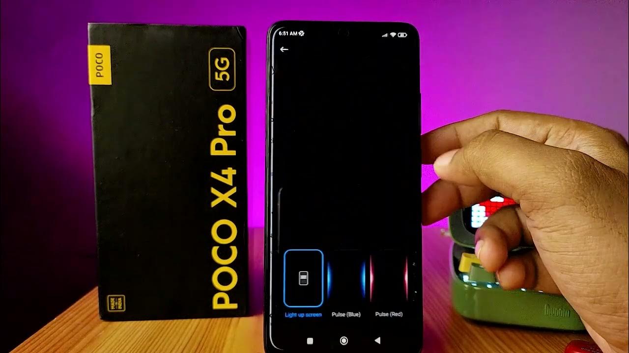 How to Enable Pulse LED Notifications in Poco X4 Pro - YouTube