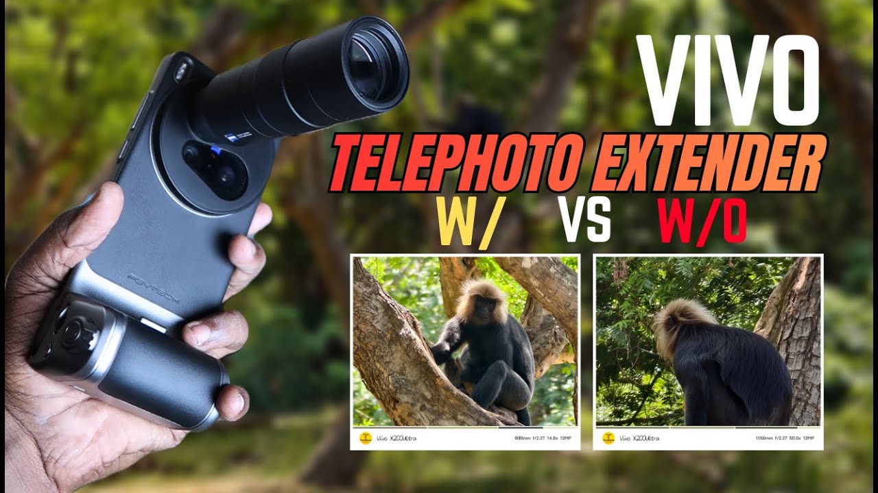 With Vs Without using Vivo Telephoto Extender Kit Camera Samples using ...