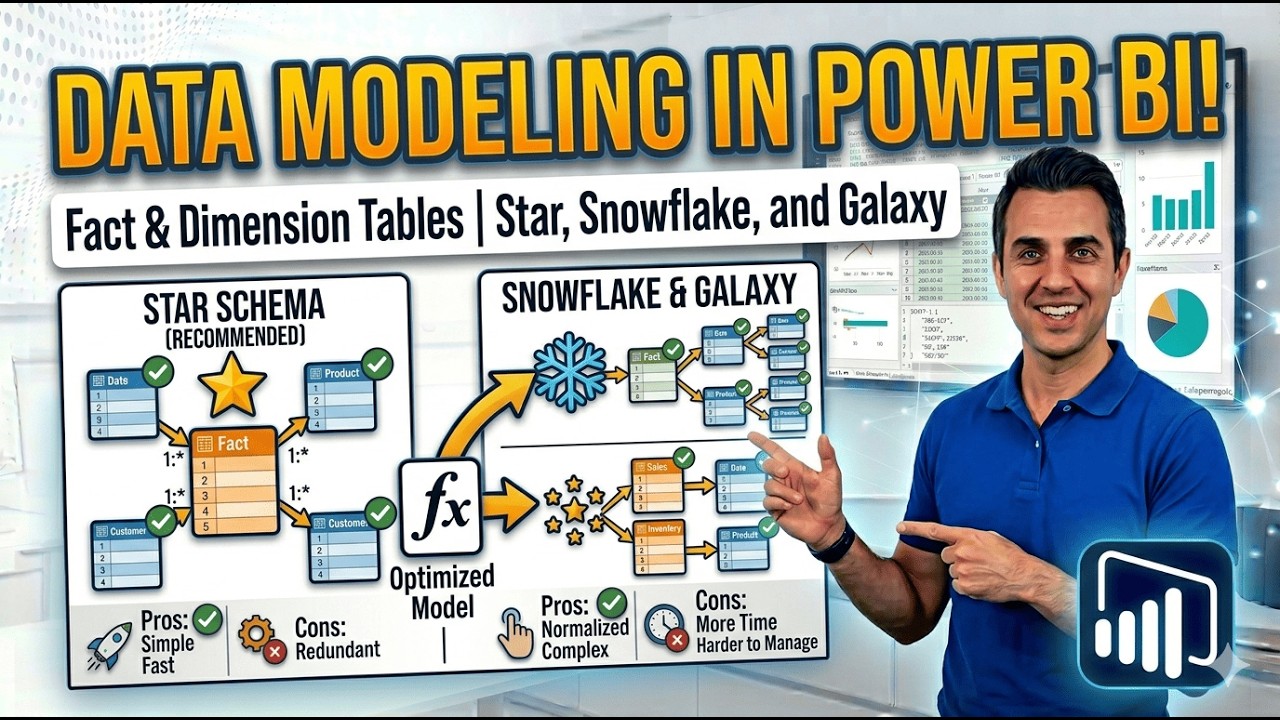 Data Modeling in Power BI Part 2 | Fact & Dimension Tables, Star ...
