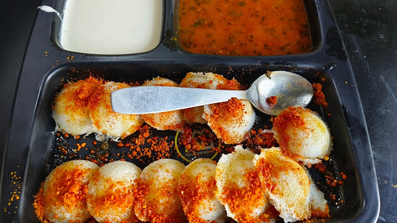 Button Ghee Masala Idli | Button Idli at Nadh Brahma Idli | Solapur ...