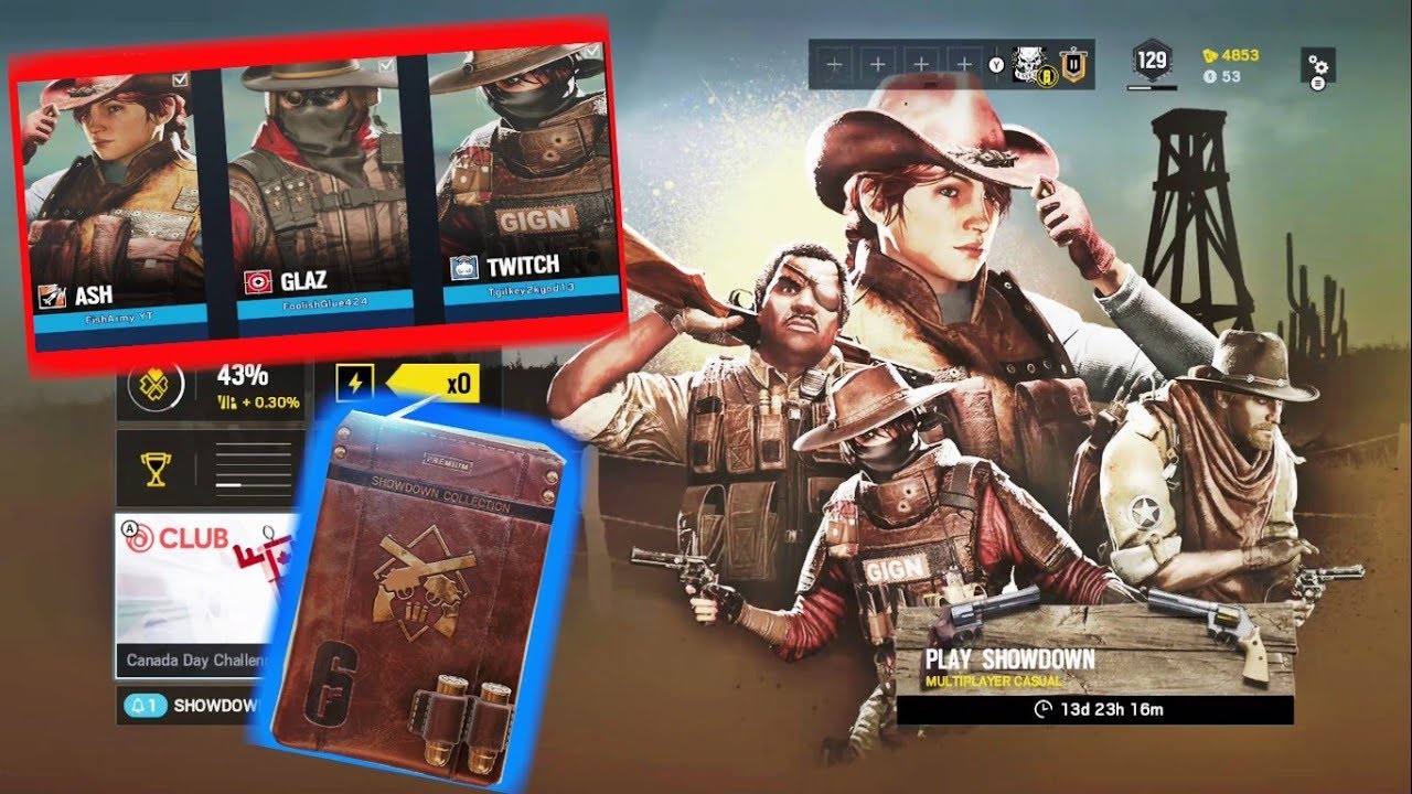 NEW SHOWDOWN EVENT!!(rainbow six siege) - YouTube