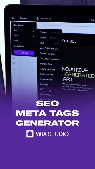 Seo Meta Tags Generator in Wix Studio - YouTube