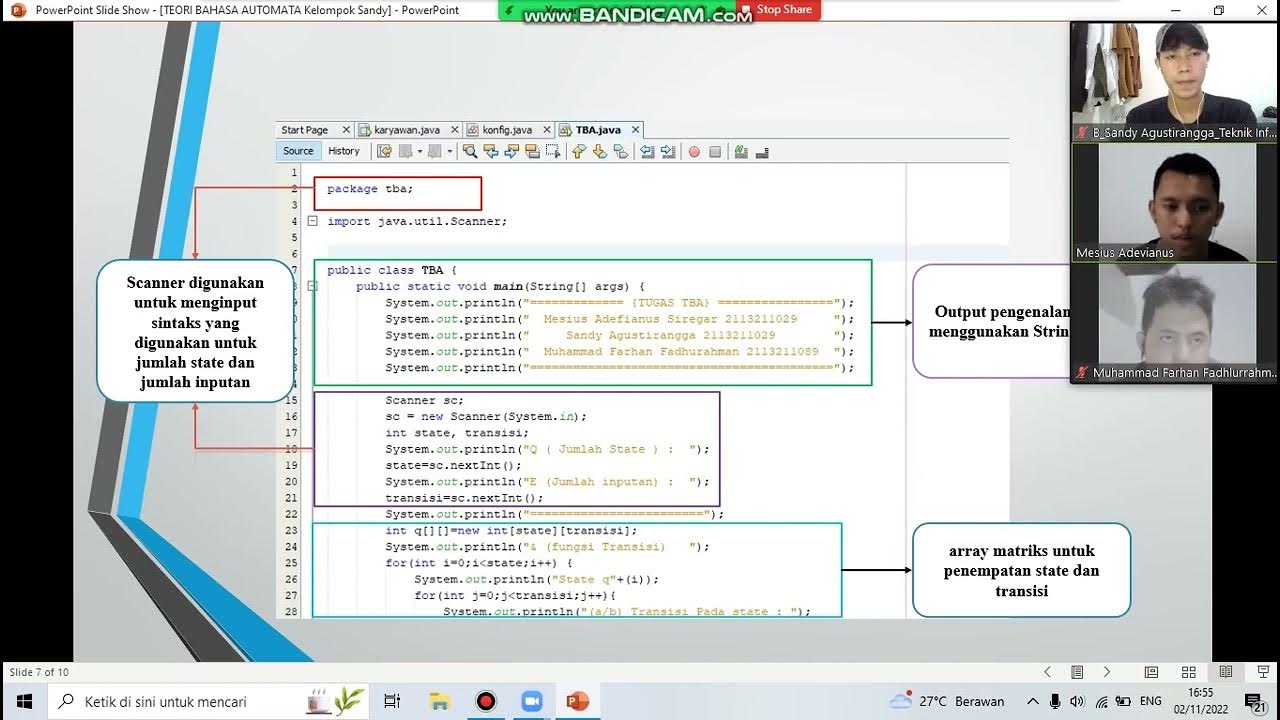 Implementasi Mesin Deterministic Finite Automata dengan Java | Teori Bahasa Automata - YouTube