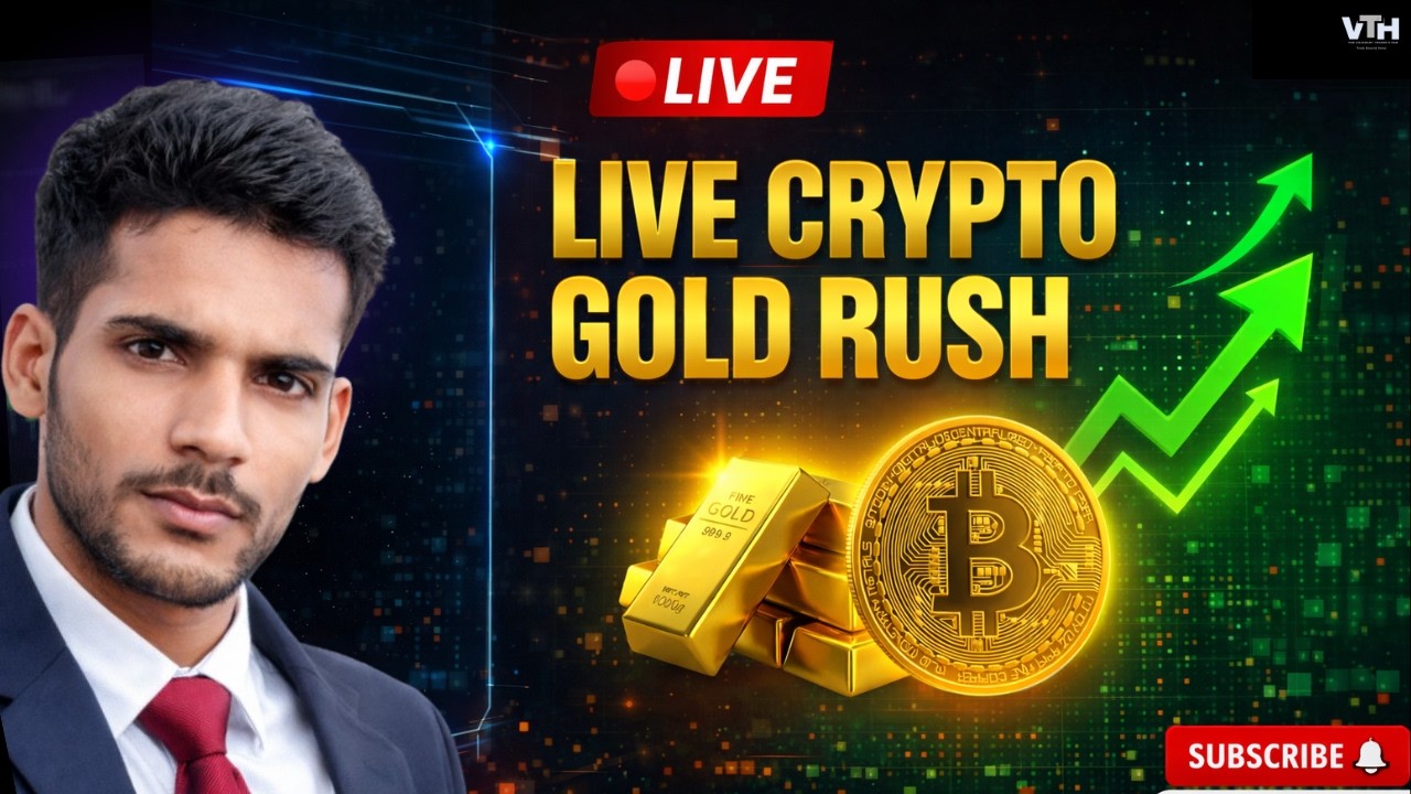 Live Crypto & Gold Trading 🚀 | BTC, Gold Price Action | Market ...