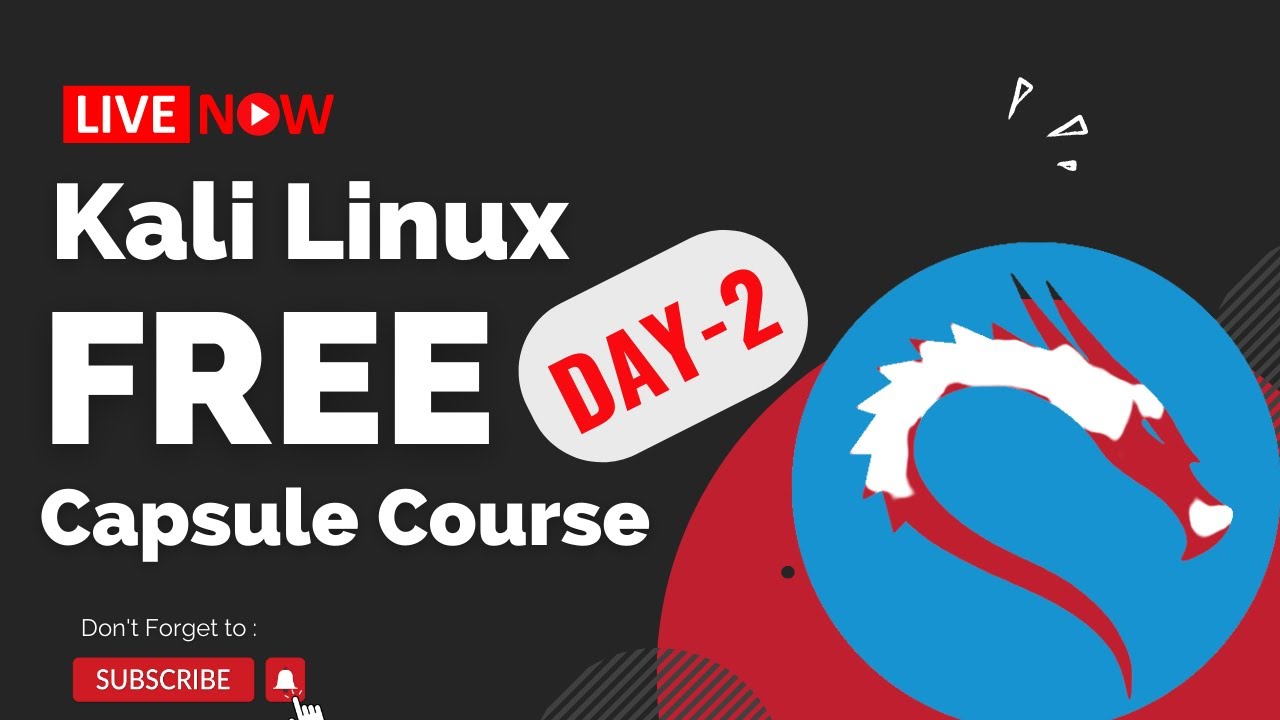 Kali Linux Free Capsule Course - Day 2 [ Hindi ] - YouTube