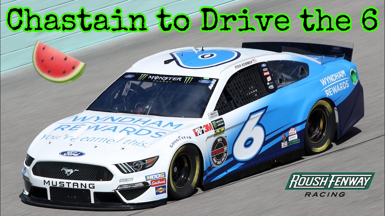 Ross Chastain to drive the Roush Fenway Racing 6 car in place of Ryan ...