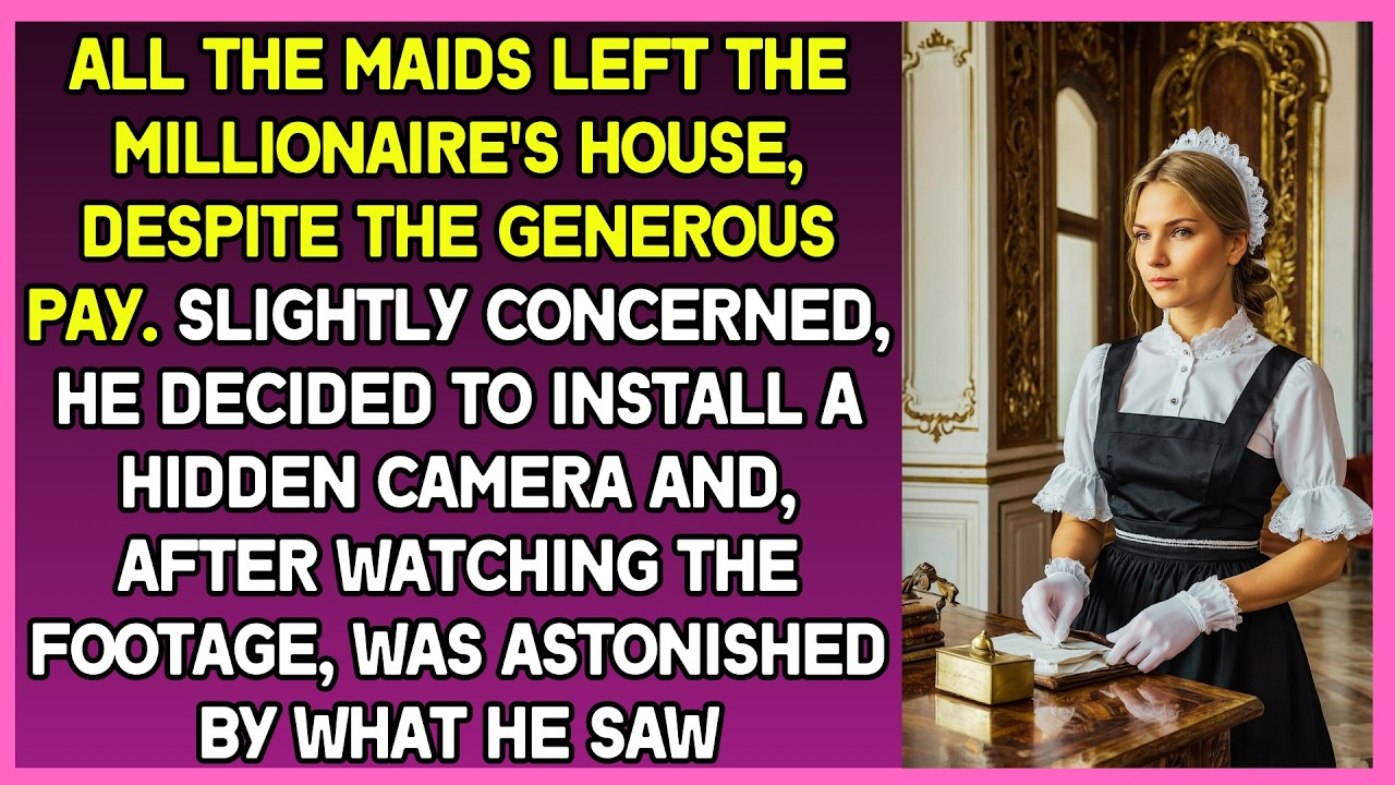 All the maids left the millionaire's house, despite the generous pay ...