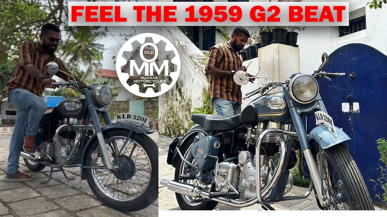 FEEL THE ORIGINAL BEAT OF 1959 ROYAL ENFIELD G2 BULLET 350 - YouTube
