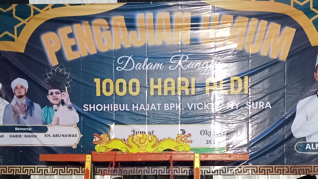 ️ Live Streaming Pengajian Umum Dalam Rangka Mengenang 1000 Hari ...