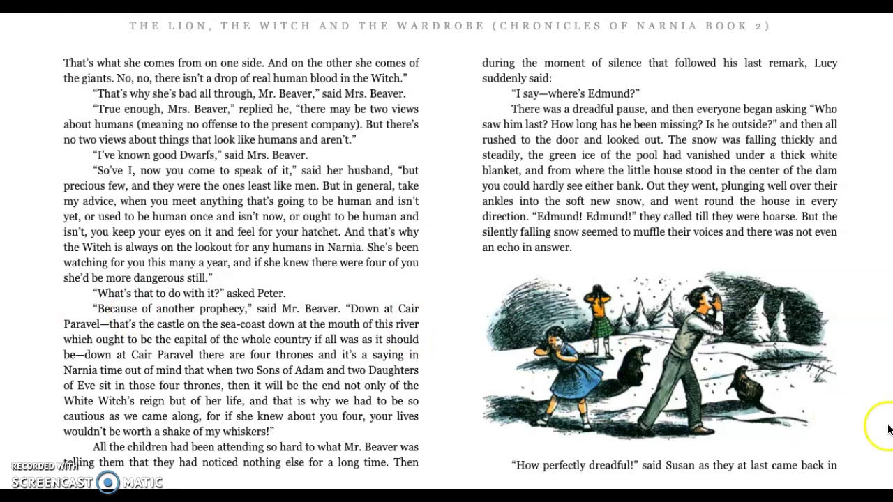 Chapter 8: The Lion, the Witch and the Wardrobe - YouTube