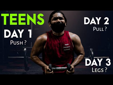 BEST WORKOUT PLAN FOR TEENS | Bache Body Kaise banaye | push pull legs ...