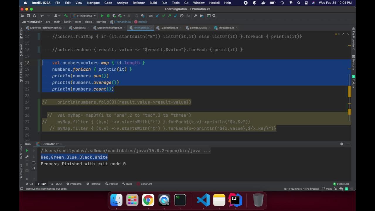 26 - Using flatMap,reduce,fold functions in Kotlin - YouTube