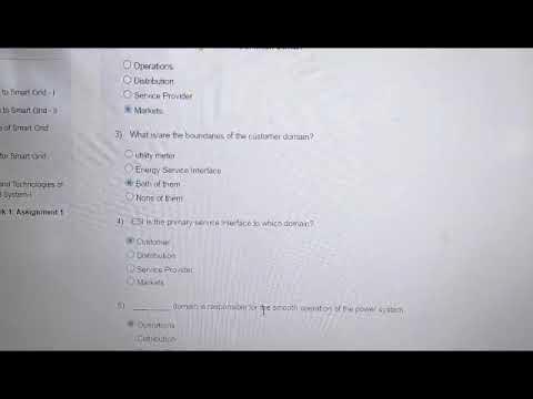 NPTEL || Smart Grid:Basics To Advanced Technologies || Quiz: Week-1 || Assignment-1 Answers 2023 ...