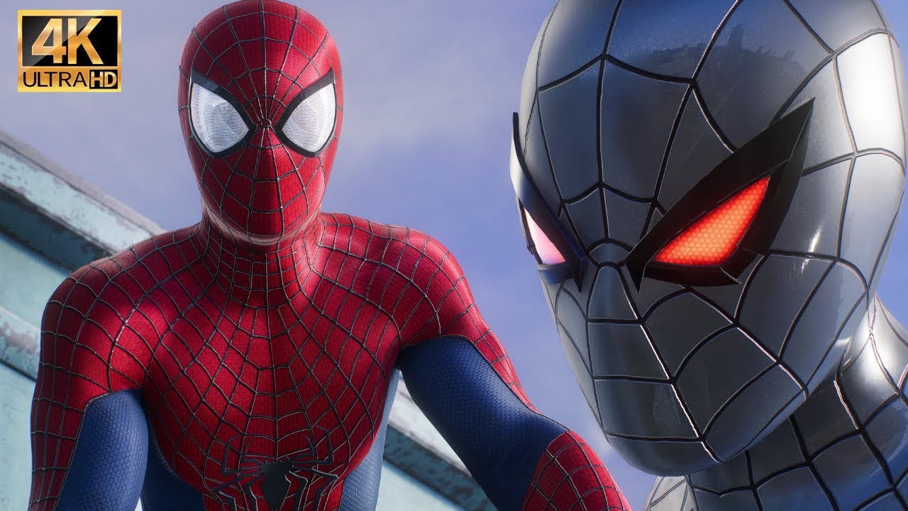 TASM 2 Suit & The Prowler Fighting Hunters (NG+) - Marvel’s Spider-Man ...