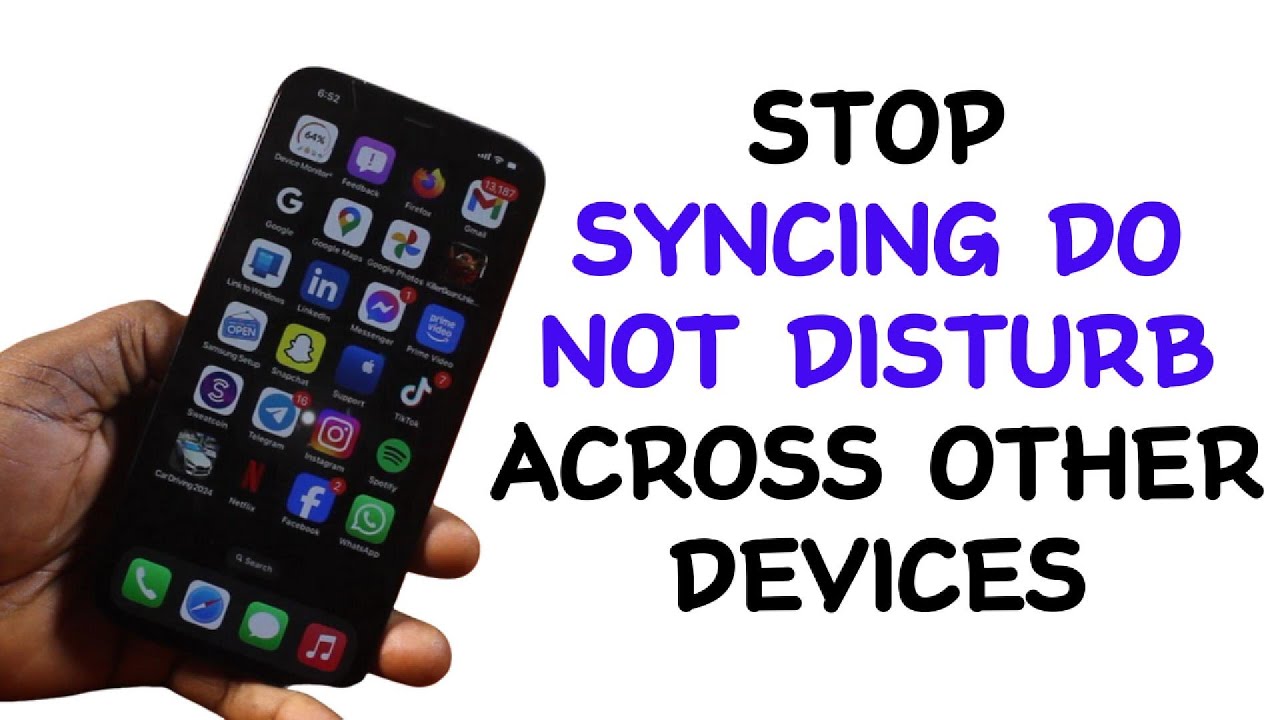 How to Stop Syncing Do Not Disturb Across Other Device - YouTube