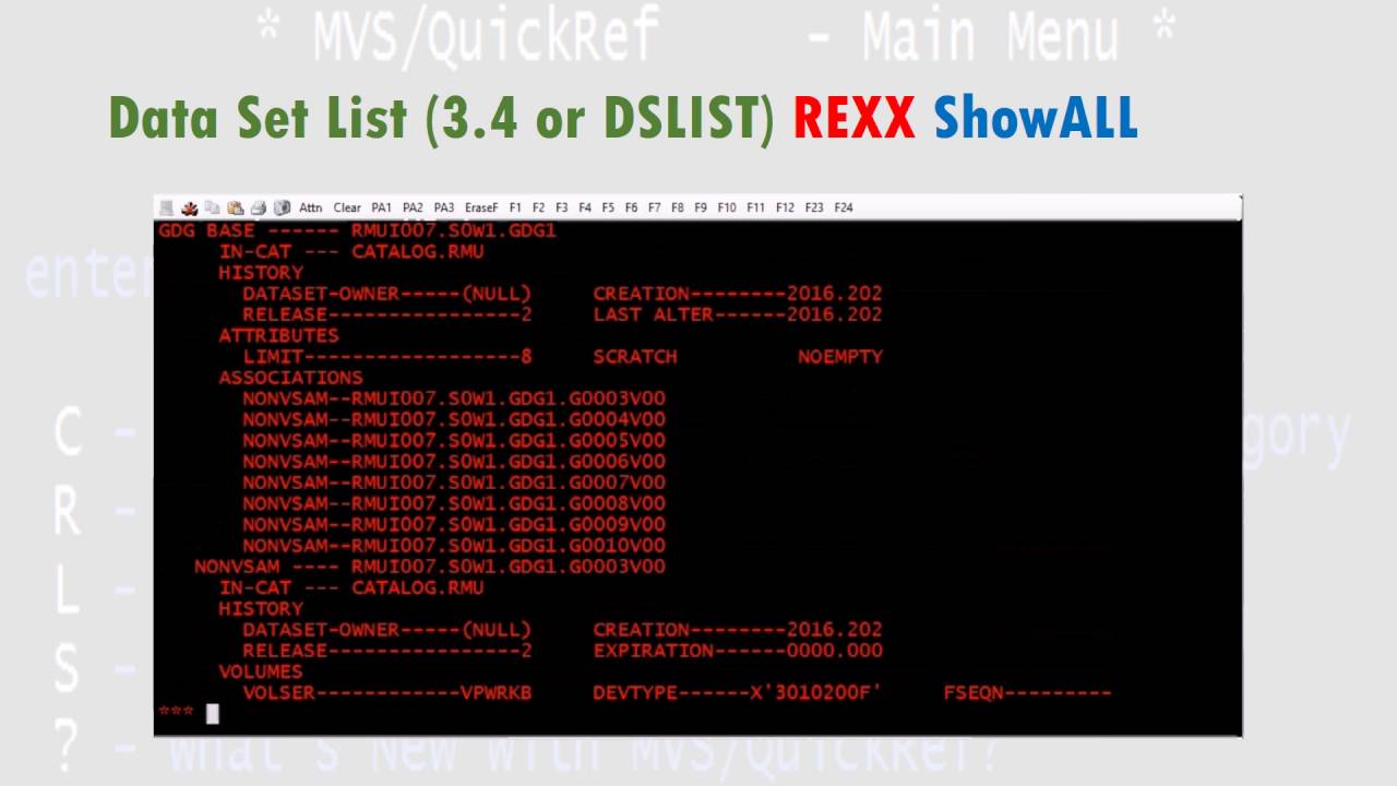 Dslist Line Commands Block Commands Youtube 1761