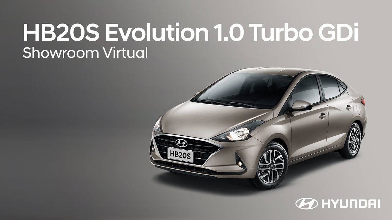 HB20S Evolution 1.0 Turbo GDI | Showroom Virtual Hyundai - YouTube