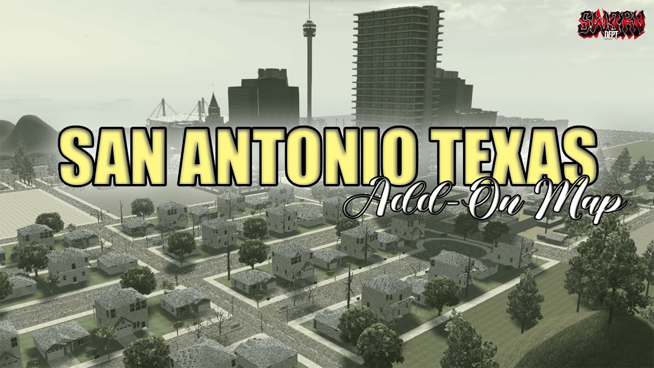 TEXAS ADD-ON MAP | FIVEM MAP | SW3RV DEPT - YouTube