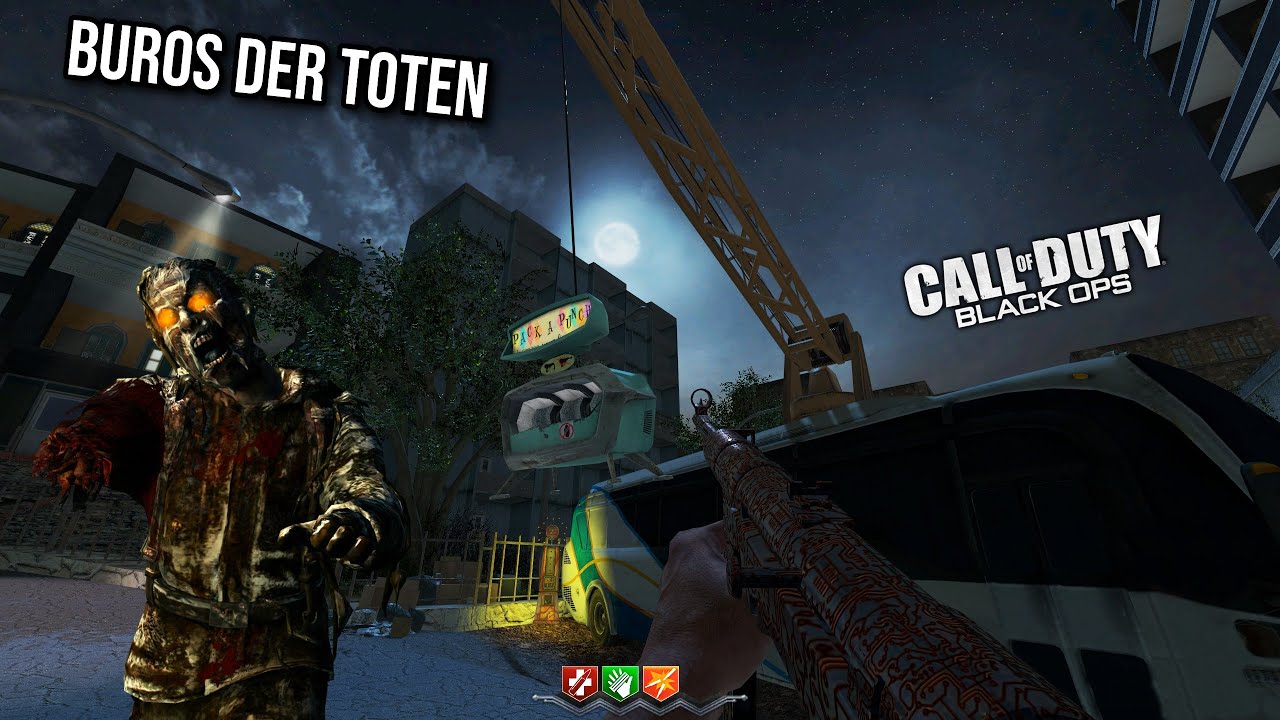 Cod Black Ops 1 New Custom Zombies Buros Der Toten Easter Egg! - YouTube