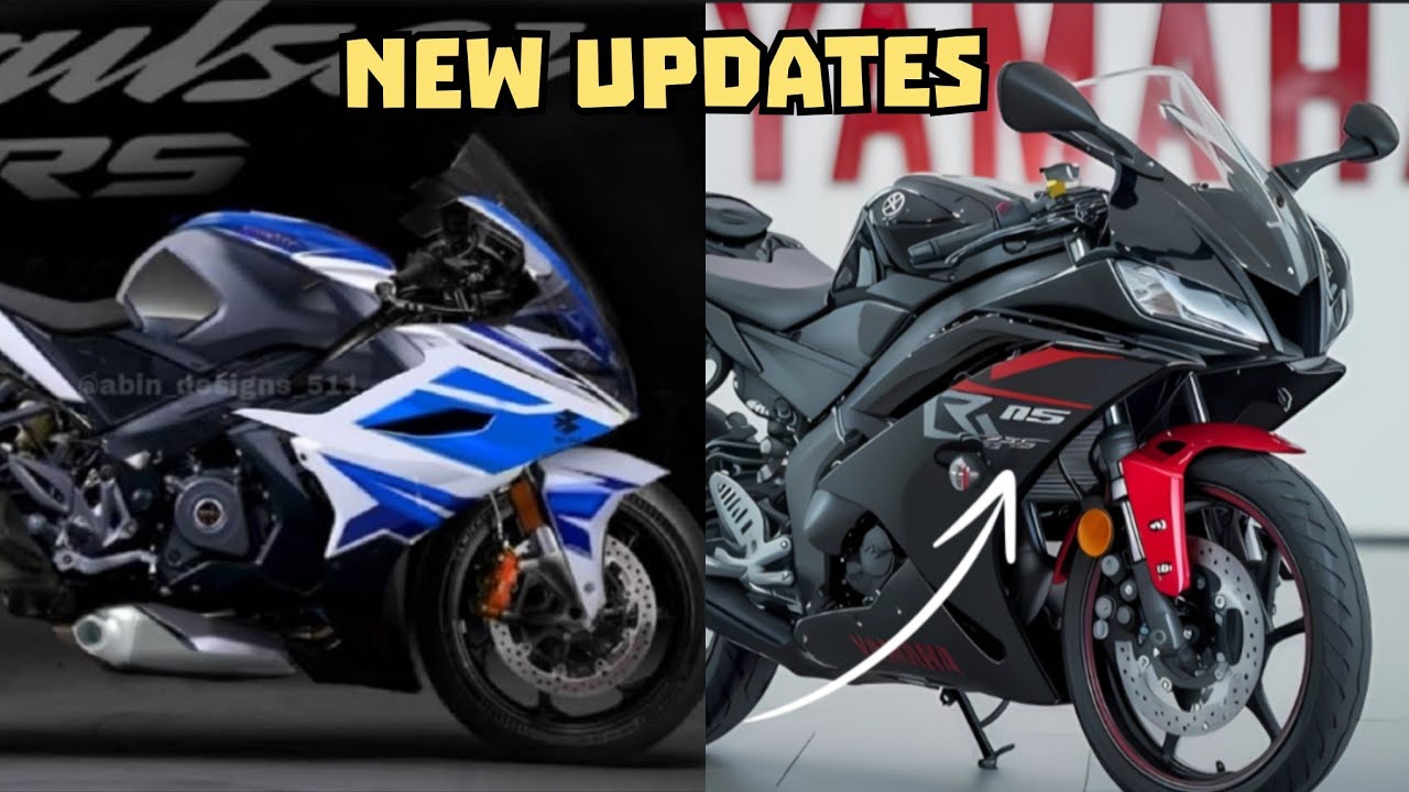 2025 YAMAHA LAUNCHING R15 V5 AND BAJAJ LAUNCHING PULSAR RS200 | NEW ...