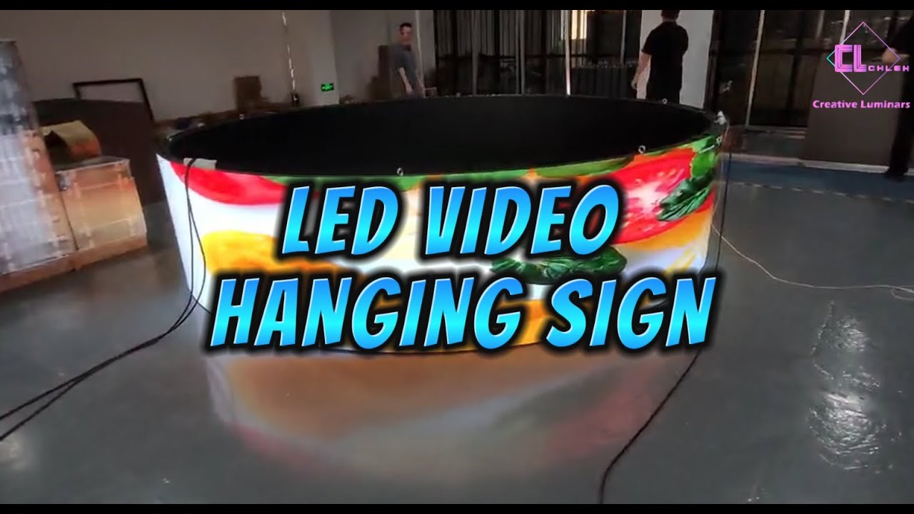 Creative Luminars LED Video Screen Hanging Sign #LEDSign # ...
