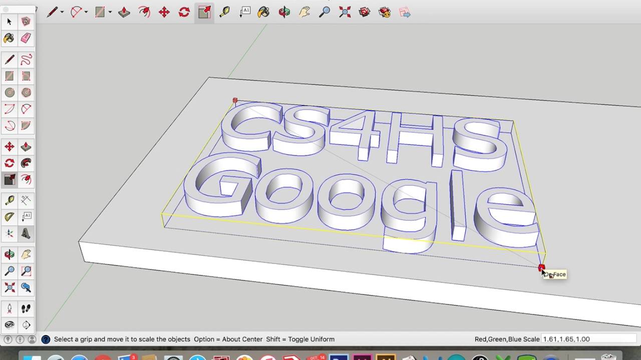 Key tag in SketchUp - YouTube