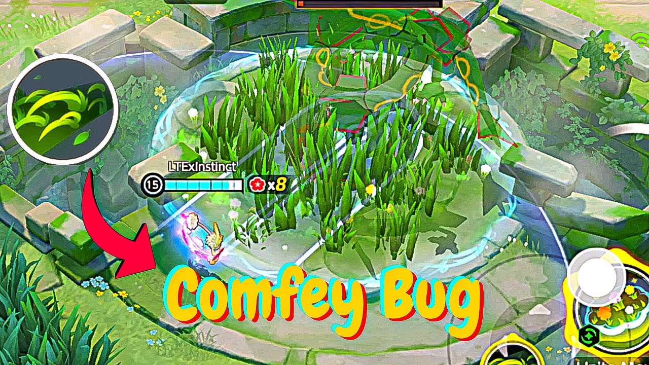 grass knot is bug comfey | Pokemon unite - YouTube