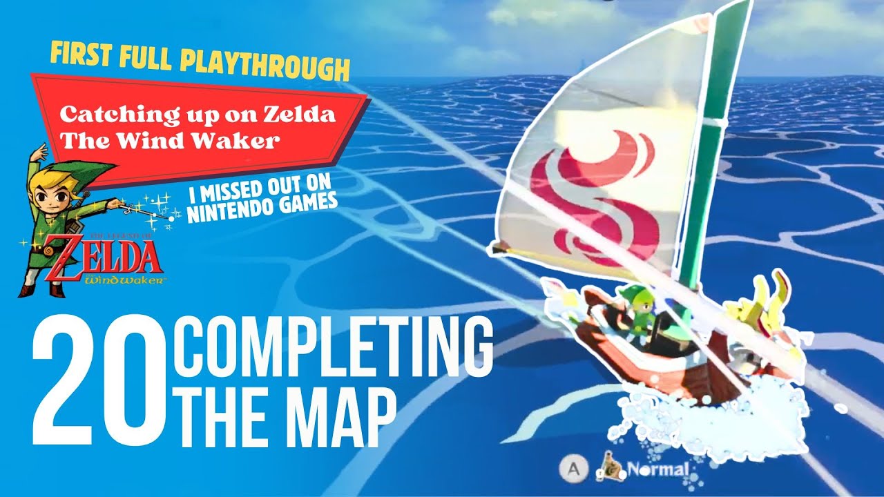 Revealing the Entire Map! Exploring the Great Sea | Zelda Wind Waker ...