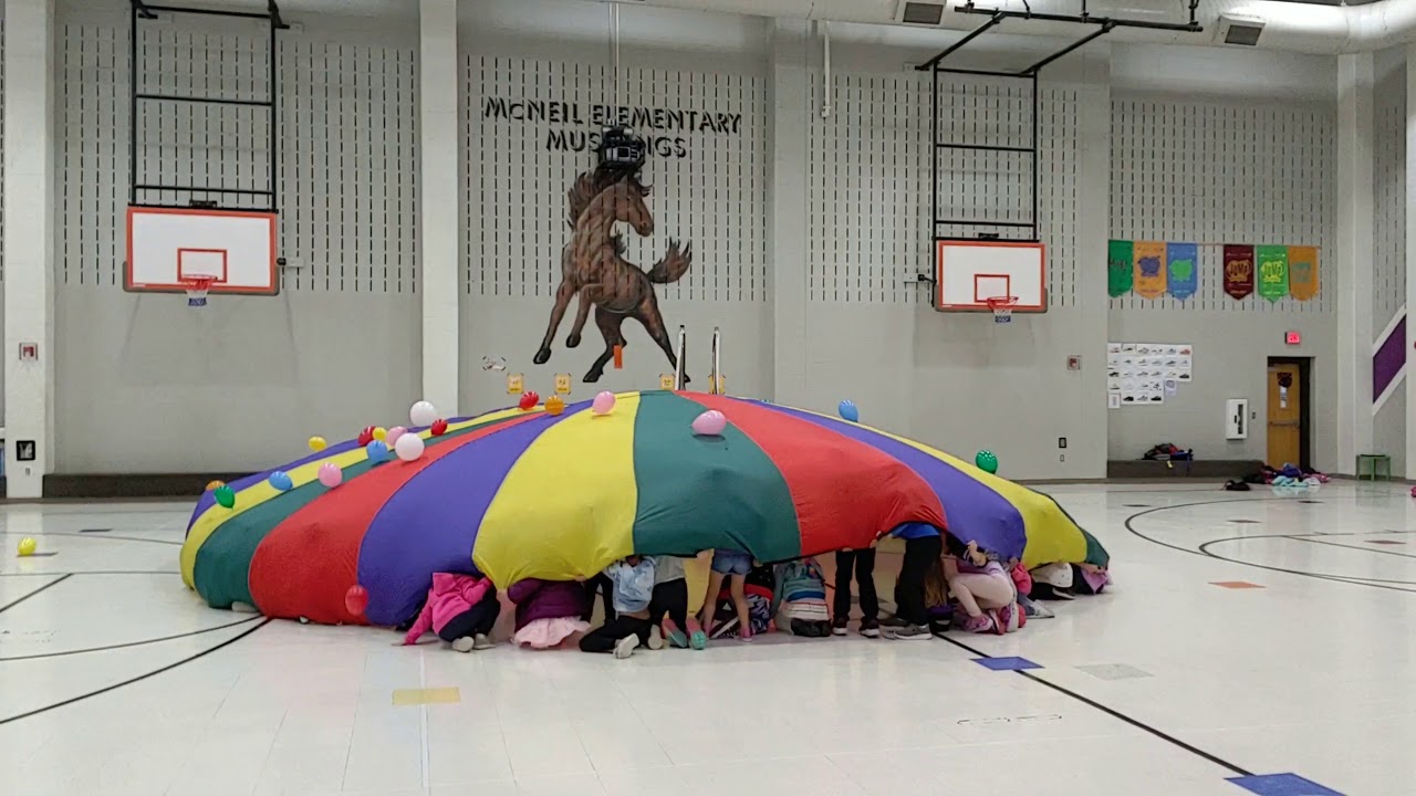 12 Days of Fitness - Day 1 - Kinder & 1st Grade Parachute - YouTube