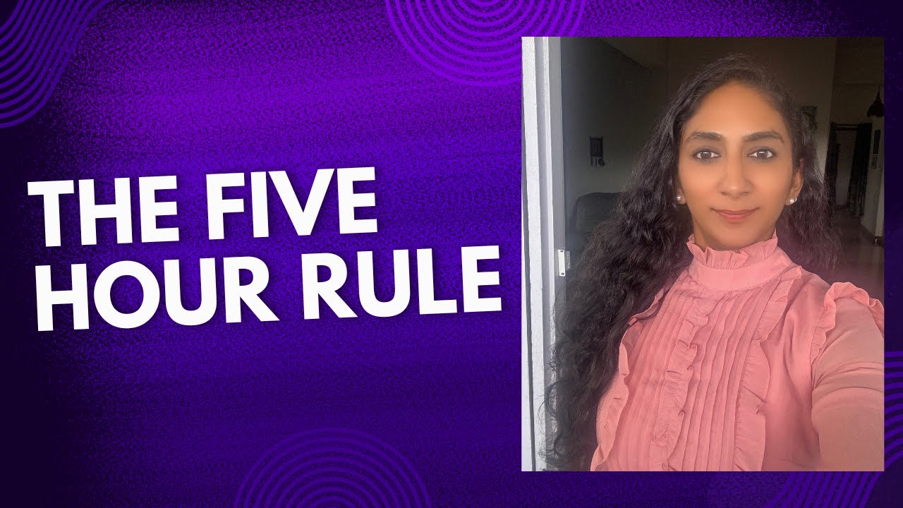 The five hour rule-How successful people stay ahead - YouTube