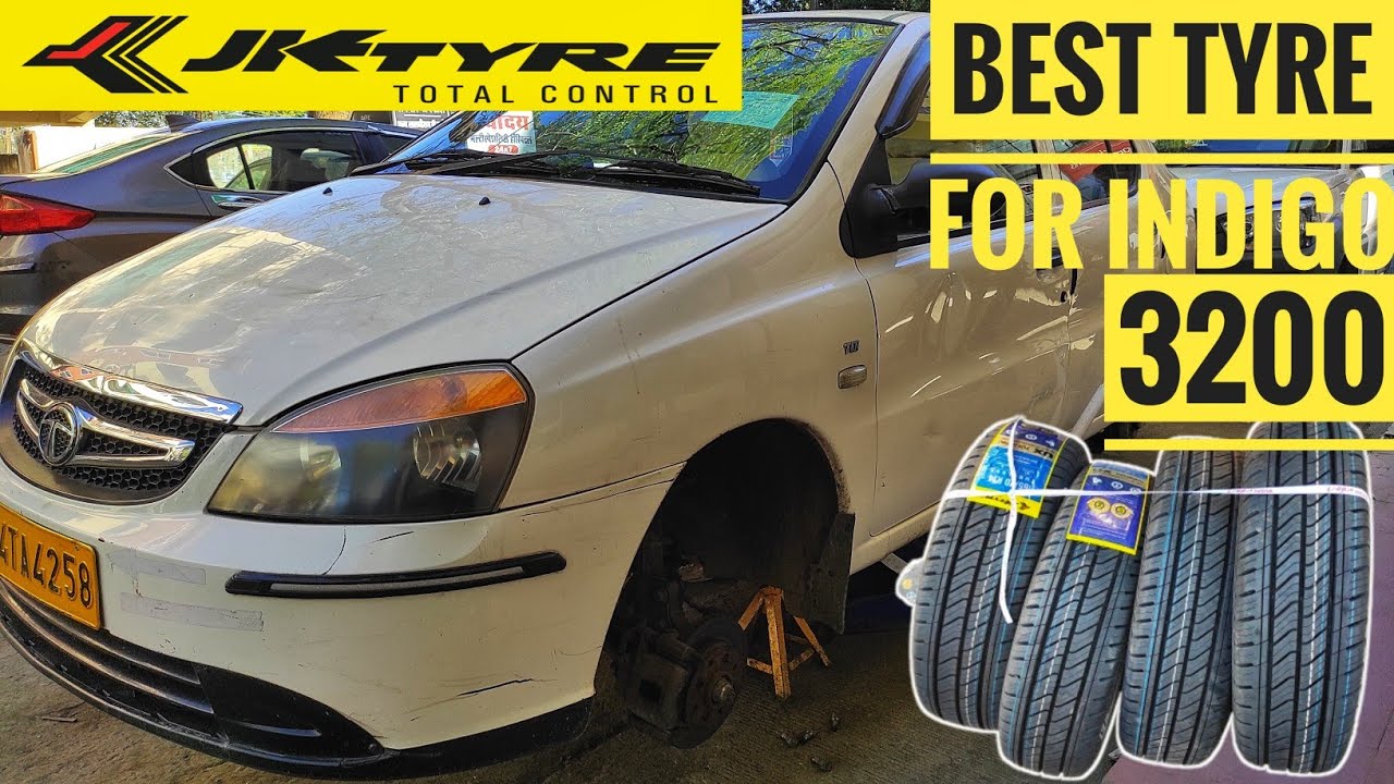 Tata indigo cs Best New Tyre install || indigo ecs सब से सस्ता tyre🤔 ...