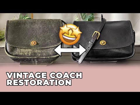 How To Restore A Faded Coach Purse