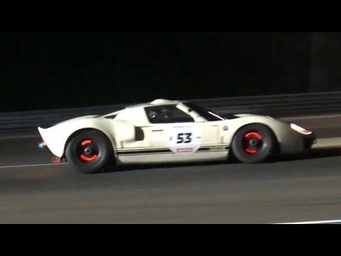 Mythical Ford GT40 on Le Mans Classic 2022 : Glowing Brake Discs & V8 ...