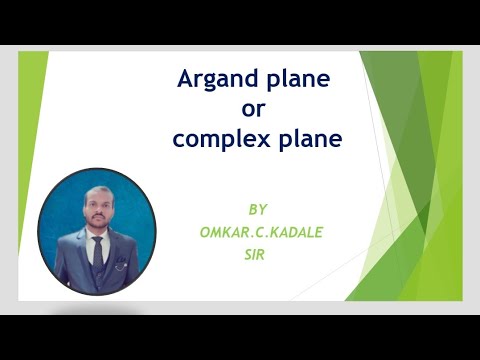 Argand plane or complex plane - 05 - YouTube