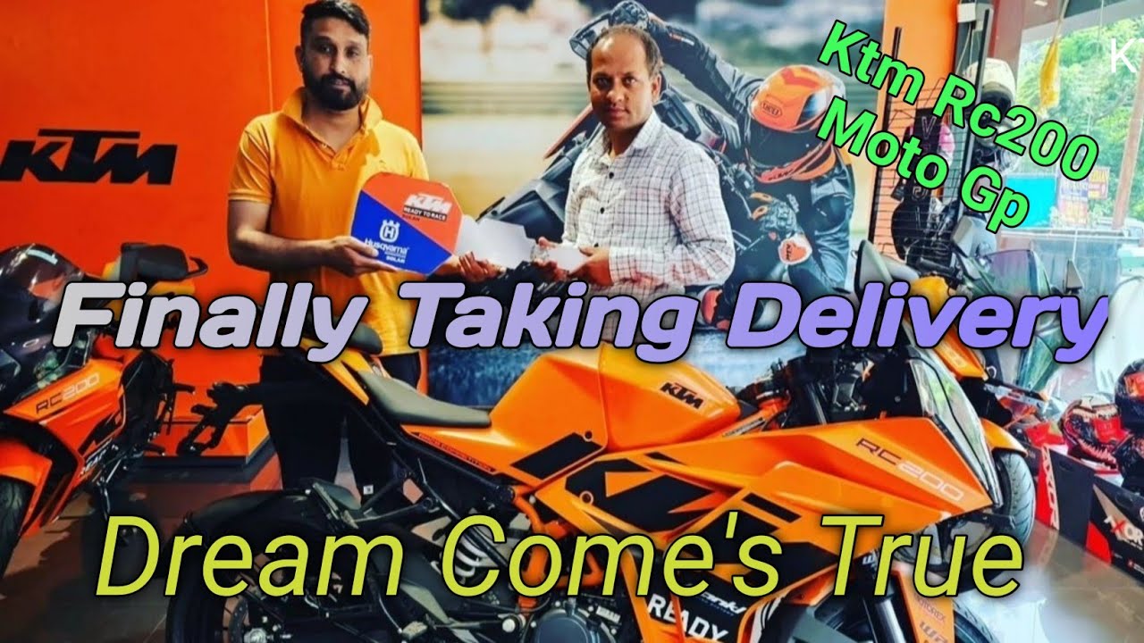 Finally Taking Delivery Of KTM Rc 200 Moto Gp Edition | KTM Rc 200 Moto ...