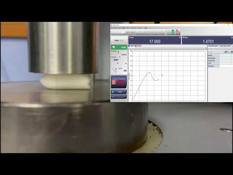 Suppository hardness tester - Shimadzu Texture Analysis - YouTube