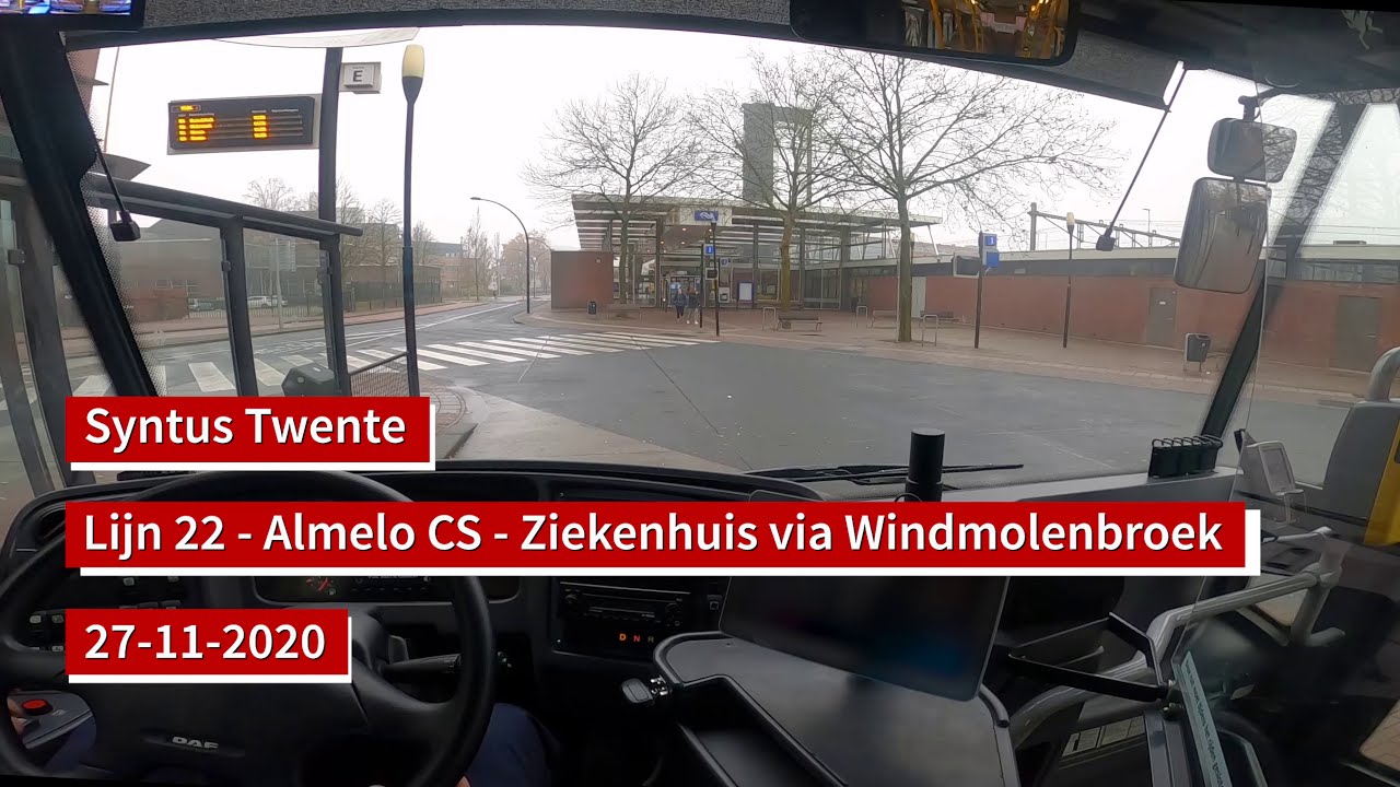Syntus Twente - Lijn 22 Almelo CS - Ziekenhuis via Windmolenbroek ...