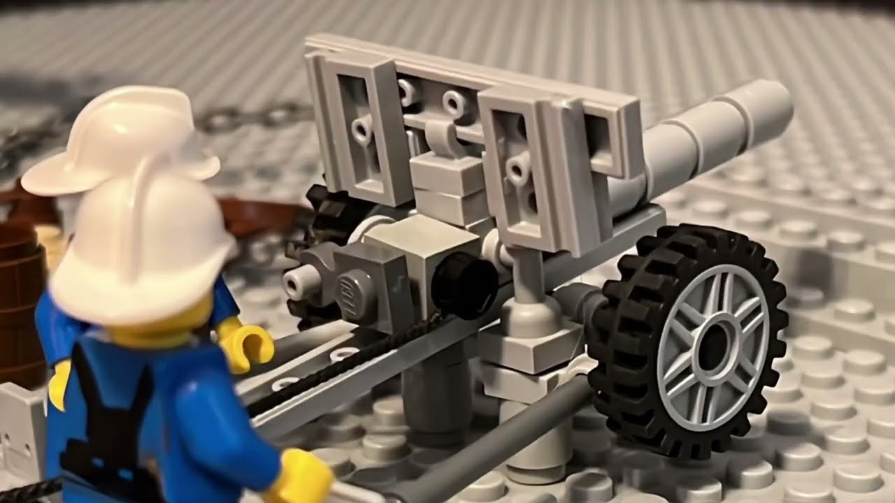 Lego ww1 | French 75mm Field Gun - YouTube