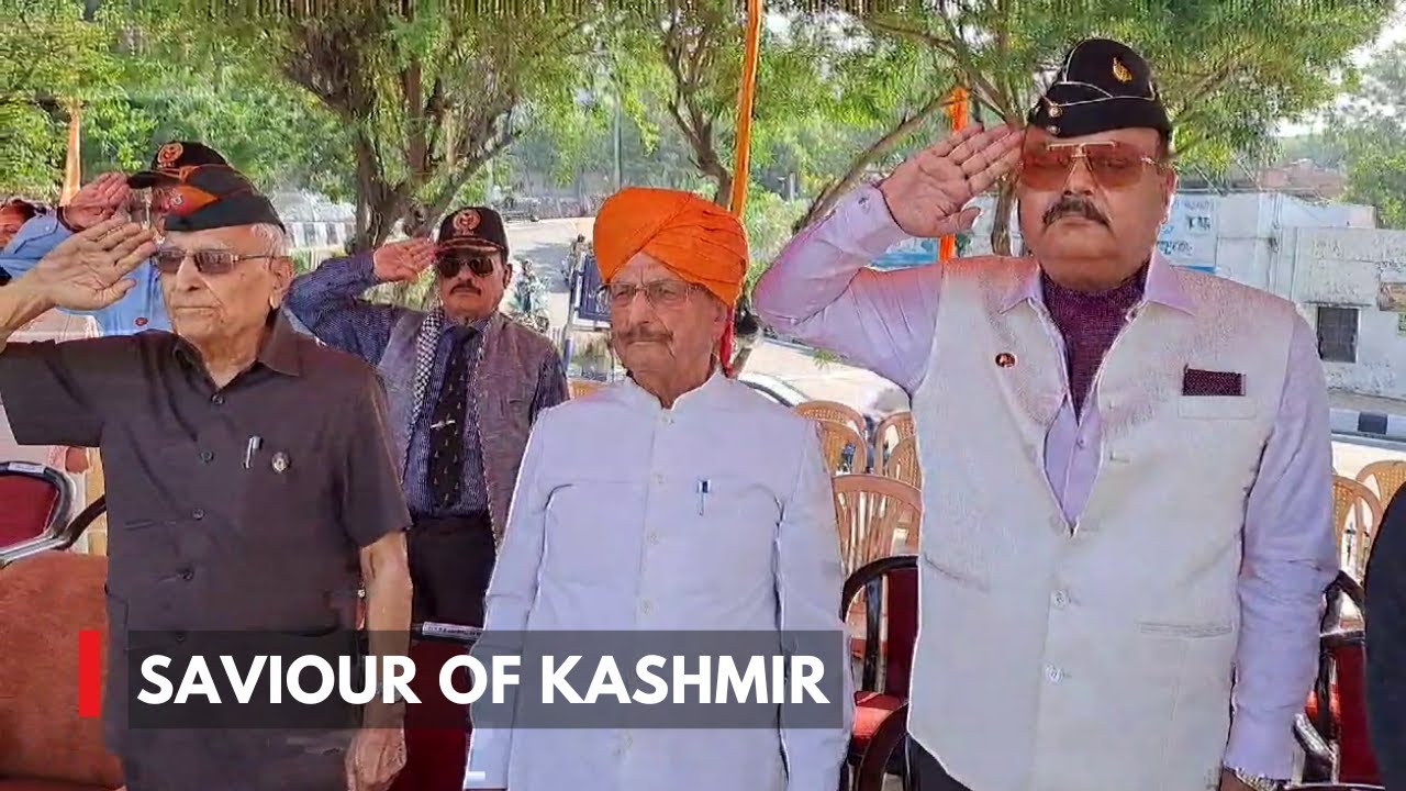 Tributes Paid To “Saviour of Kashmir” Brig Rajinder Singh - YouTube