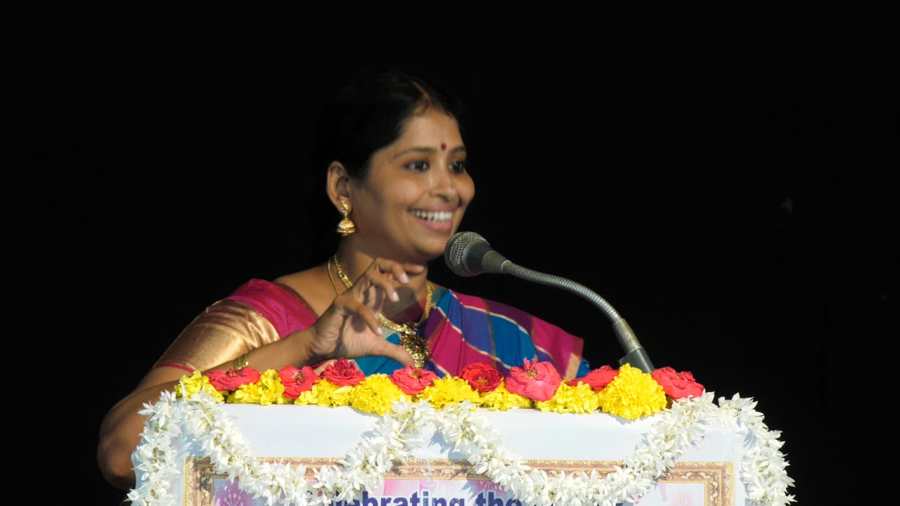 Tribute to Dr Mrs YGP Event - Nityasree's Speech || POCOFY - YouTube