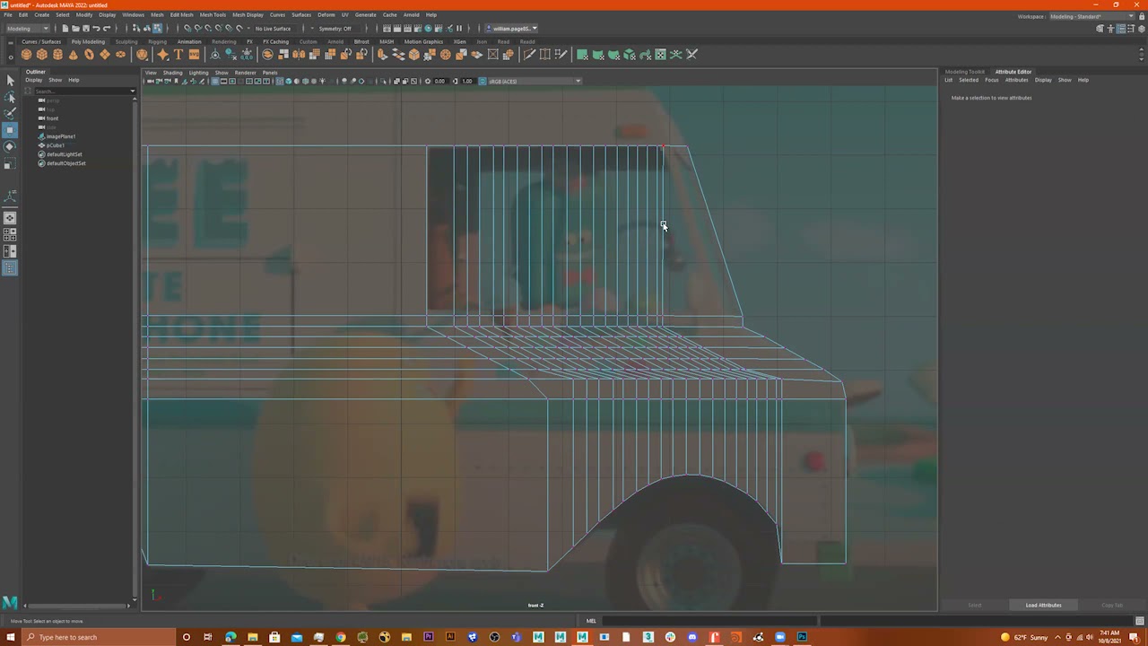 Autodesk Maya - Model Food Truck pt1 - YouTube
