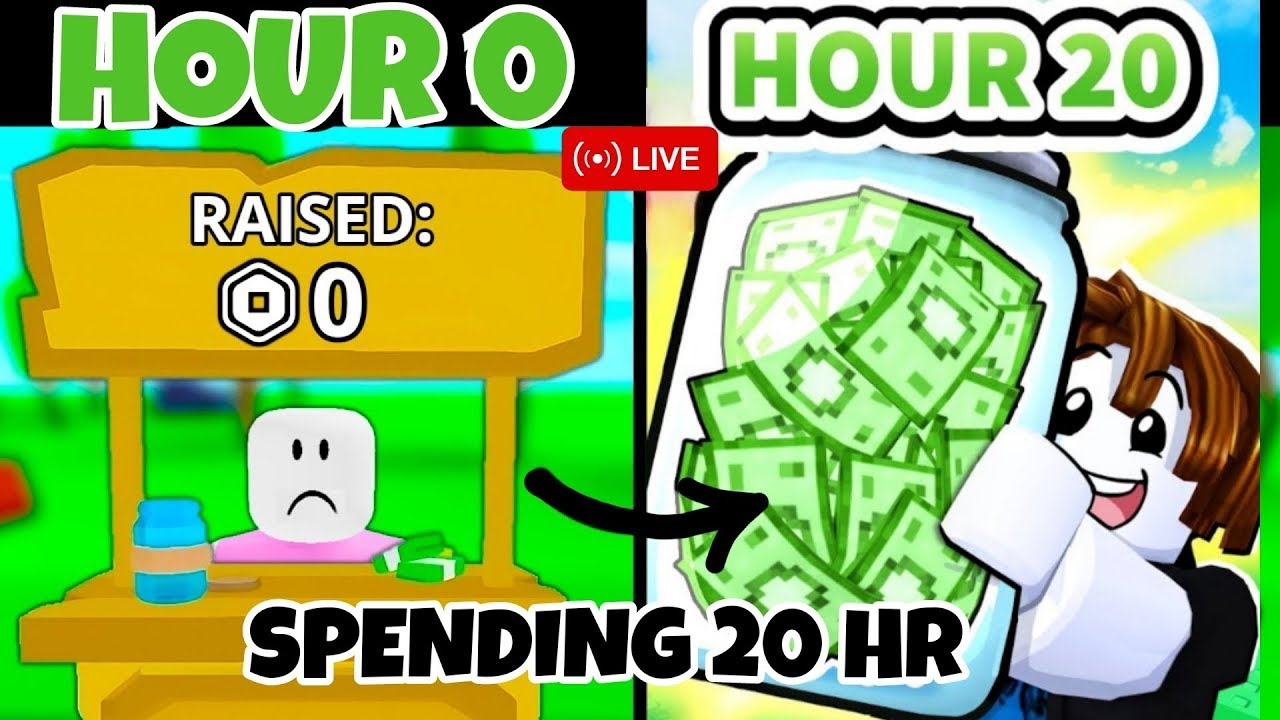 Spend Time on Robux Donate ROBLOX 🔴 LIVE - YouTube