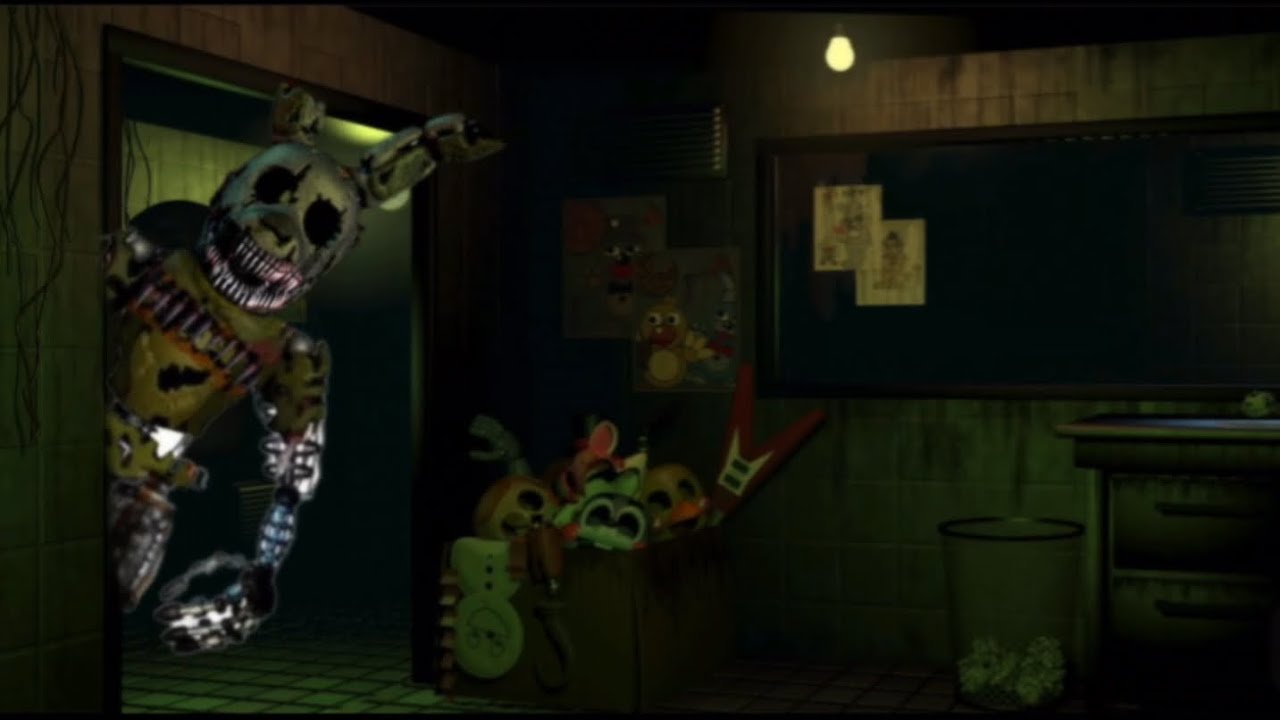 Nightmare Springtrap's jumpscare - YouTube